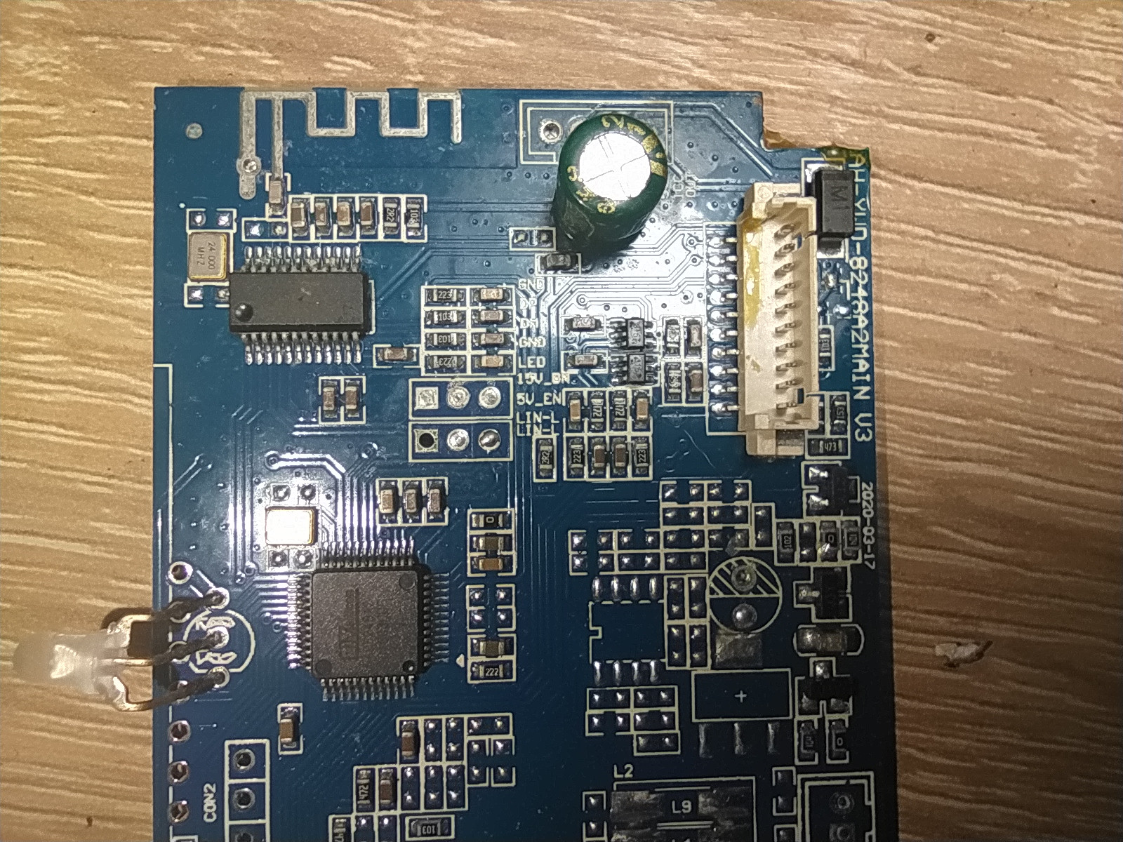 Identyfikacja spalonego elementu - Sackit Boomit 60700