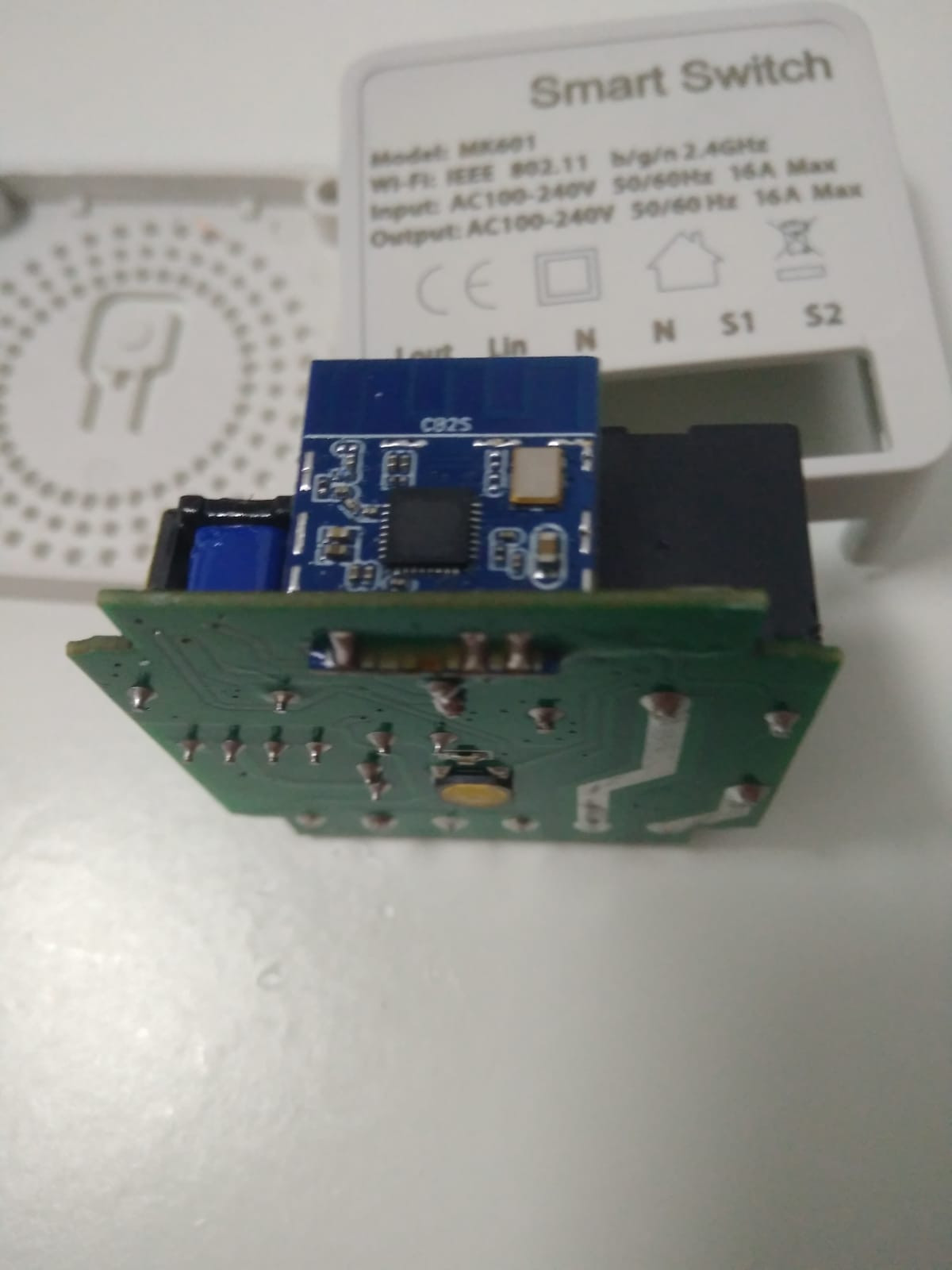 [BK7231N] 16A Mini Smart Switch from aliexpress - configuration