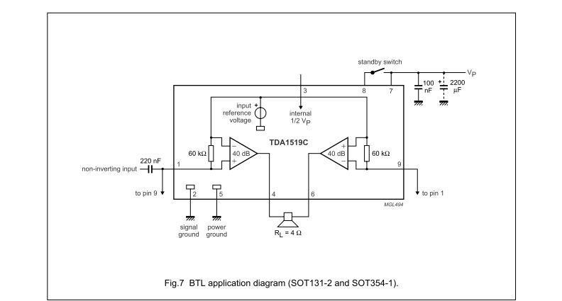 [Rozwiązano] Wzmacniacz na układzie TDA1519C: Wykonanie płytki PCB ...