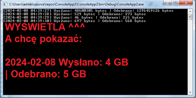 [Rozwiązano] C# Zapisywanie i wyświetlanie danych z karty sieciowej w ...