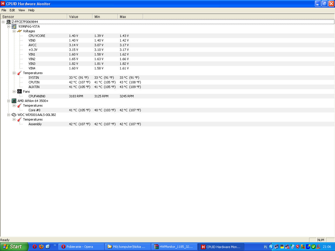 Znikający pulpit i zygzaki na ekranie - AMD Athlon 64, GeForce 6150SE