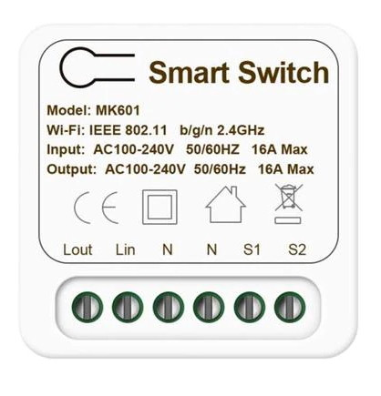 Qiachip Smart Switch - BK7231N / CB2S - interior, programming - 5