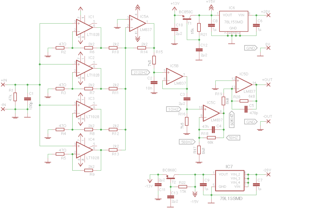[Rozwiązano] Jak zlikwidować wzbudzenie 2MHz w przedwzmacniaczu LT1028?
