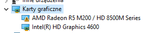 AMD Radeon HD 8500M - Nie działa po update Windows 8.1 - 10