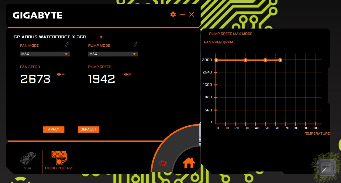 Gigabyte Aorus Waterforce X360 - Aorus Engine nie wykrywa chłodzenia