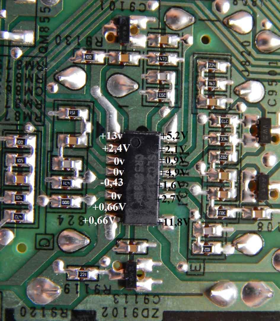 TV LED Samsung UE32ES5500W chassis U78A - nie włącza się
