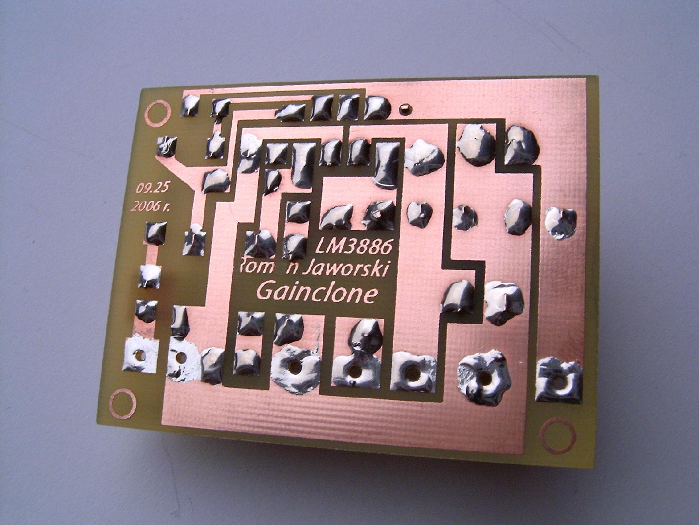 Gainclone Kserakses LM3886 - elektroda.pl