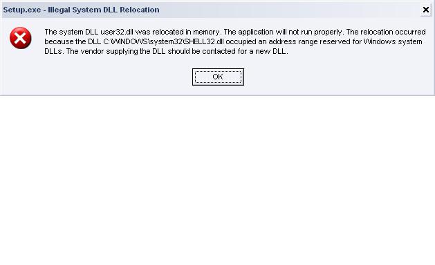 Biblioteka dll-brak, przy uruchamianiu aplikacji komunikat.