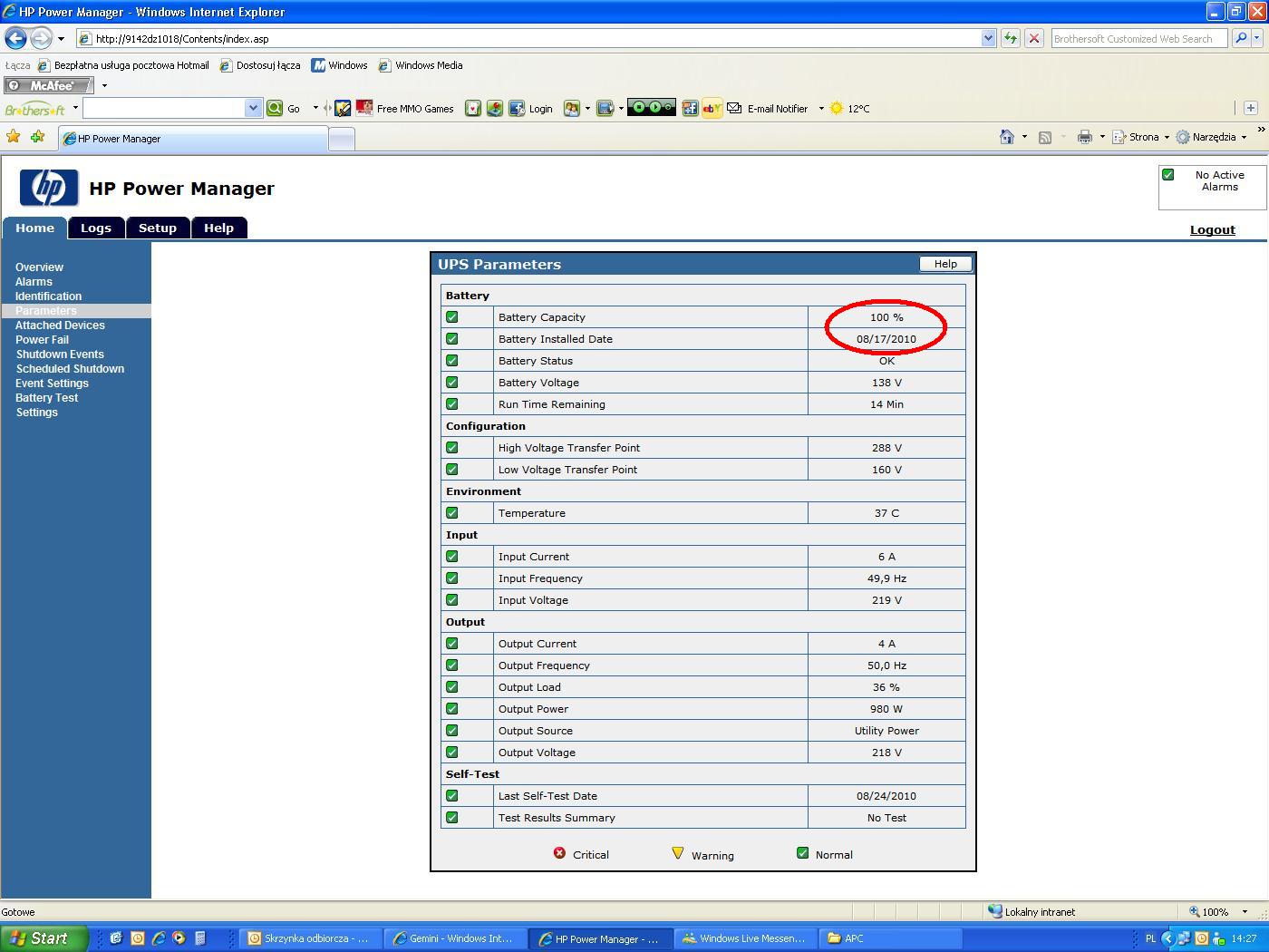 "Zasilacz awaryjny" HP/COMPAQ R3000 XR RACK sprzed