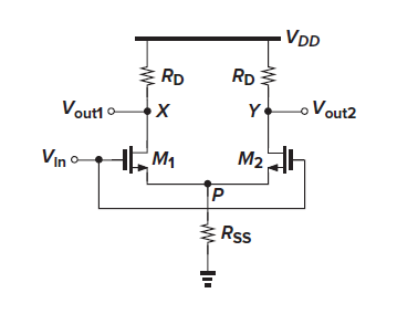 mosfet - Gain of a differential amplifier with active load - Electrical ...