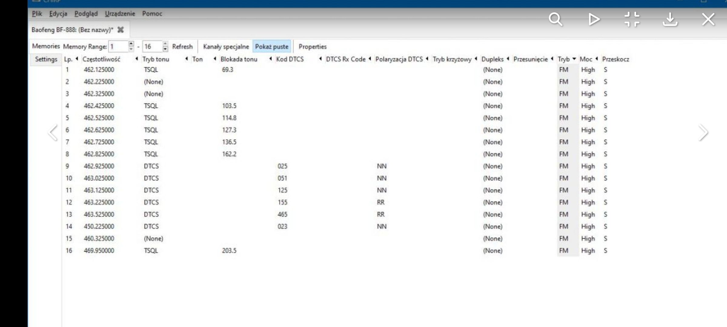 Baofeng BF-888S - brak otwierania bokady szumów i dźwięku z mikrofonu ...