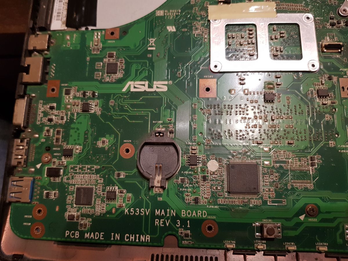 Wsad BIOS dla ASUS X53S, MB K53SV rev 3.1, i3-2330M, Intel HD Graphics ...