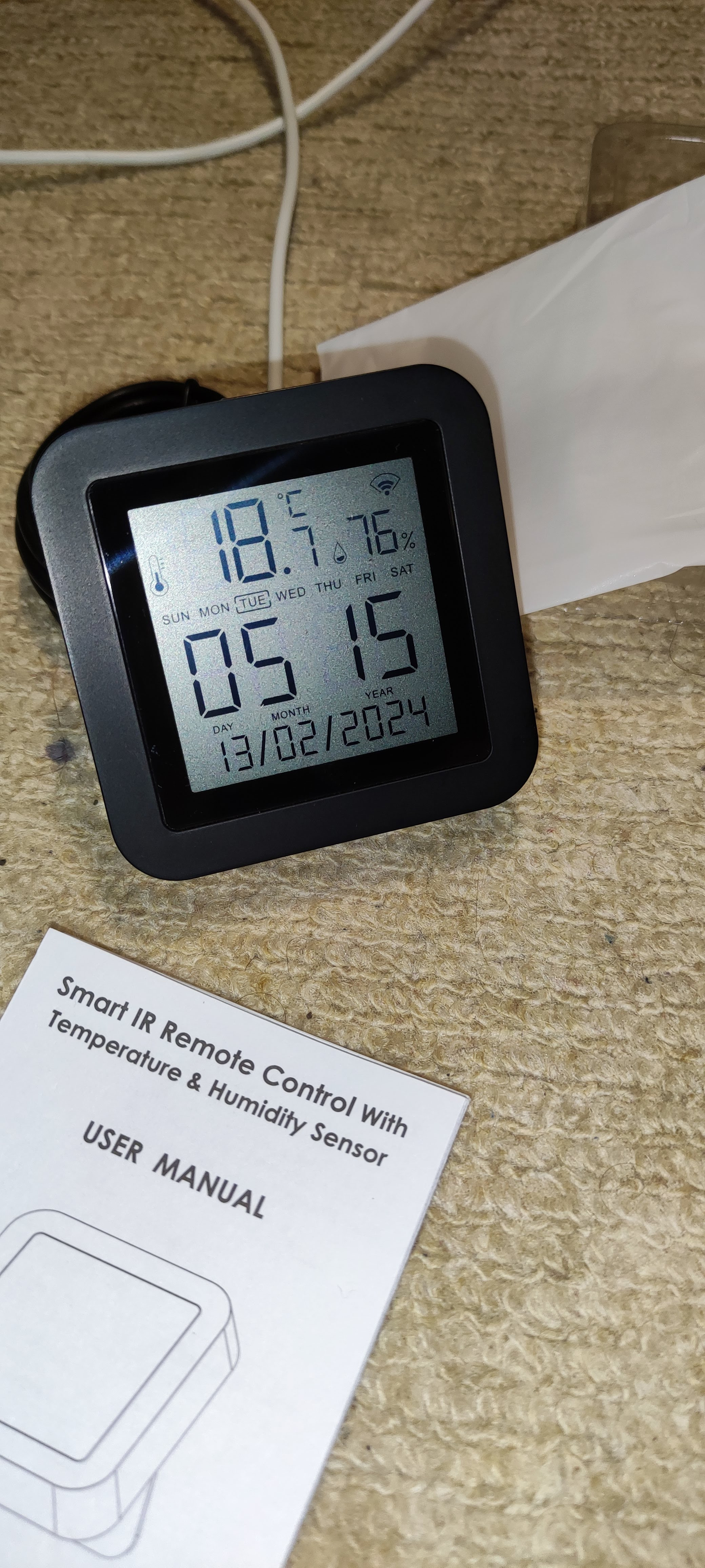 [BK7231] [WB3S] Tuya Generic S09 Temperature/Humidity/Clock/IR - LCD ...