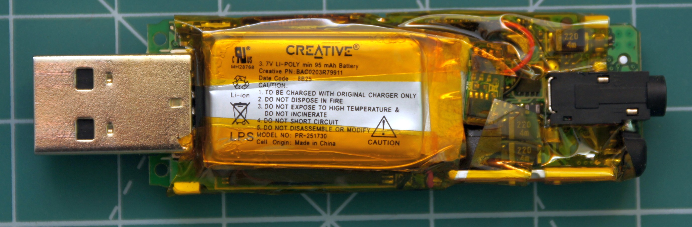 Creative MuVo T200 - wyświetlacz nie działa po nagrzaniu i przymrozkach