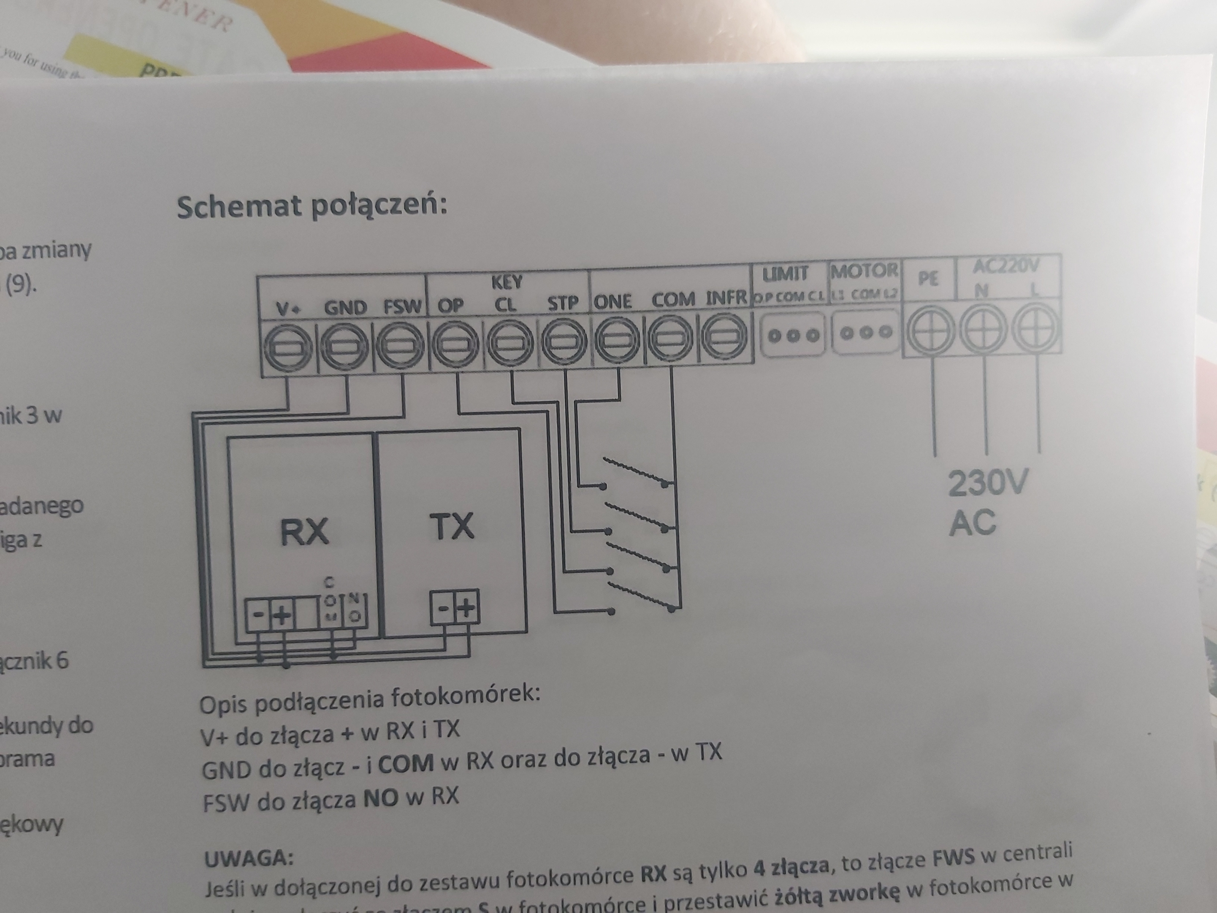 Pod czenie Nap du Bramy Przesuwnej Force 760 K329E pod-czenie-nap-du-bramy-przesuwnej-force-760-k329e