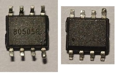 - Identyfikacja układu elektronicznego 80505C - wskazanie zamiennika