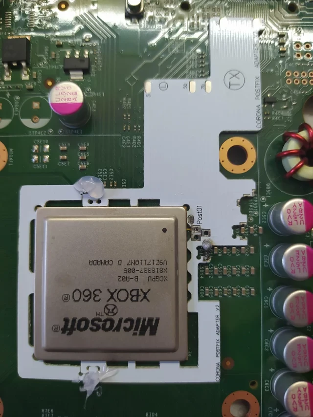 Xbox 360 Corona mod z użciem raspberry pi pico i postfix adaptera