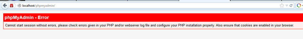 Język PHP - Brak możliwości wejścia w "phpmyadmin"