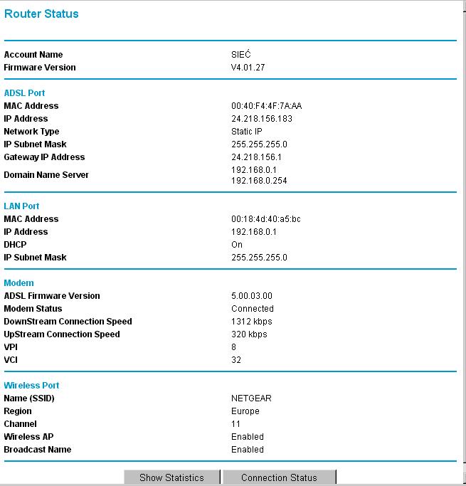 Jak skonfigurować router NETGEAR DG834G do Neostrady?