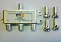 Jak podłączyć 3 telewizory do jednej anteny naziemnej z sumatorem?