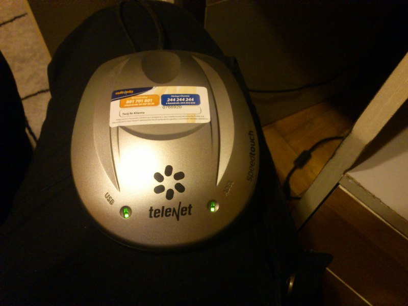 Wybór routera Wi-Fi do internetu Multimedii, modem Thomson SpeedTouch 330