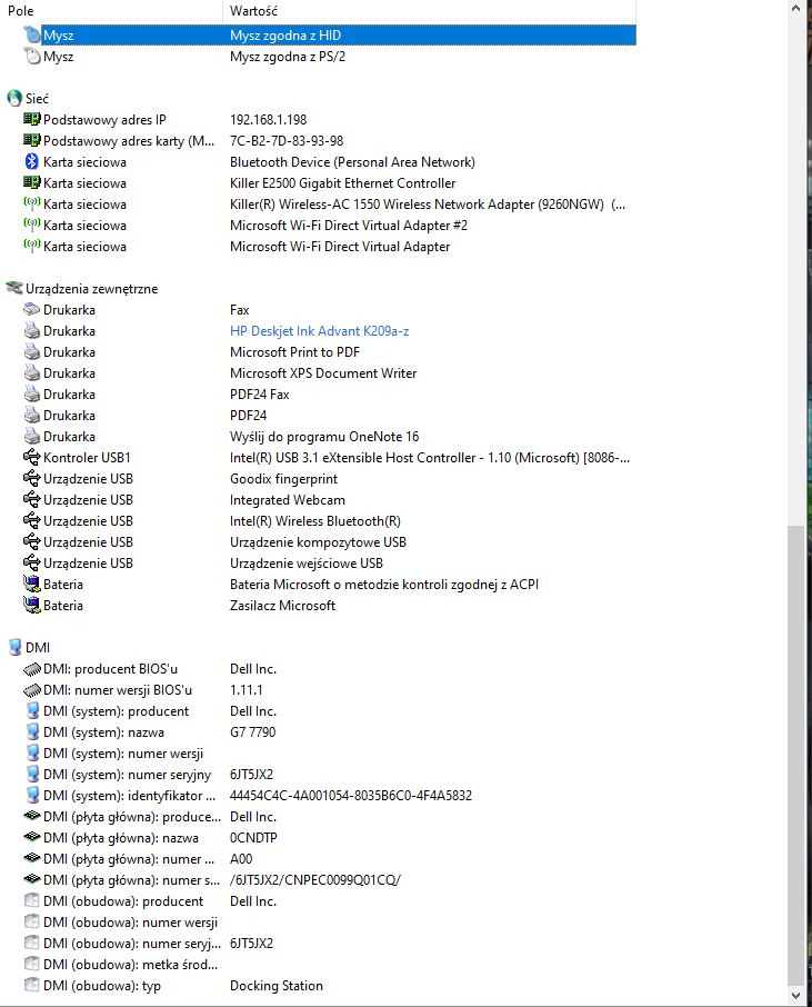 Jak naprawić błąd 800700002 na Dell G7 po odinstalowaniu aplikacji?