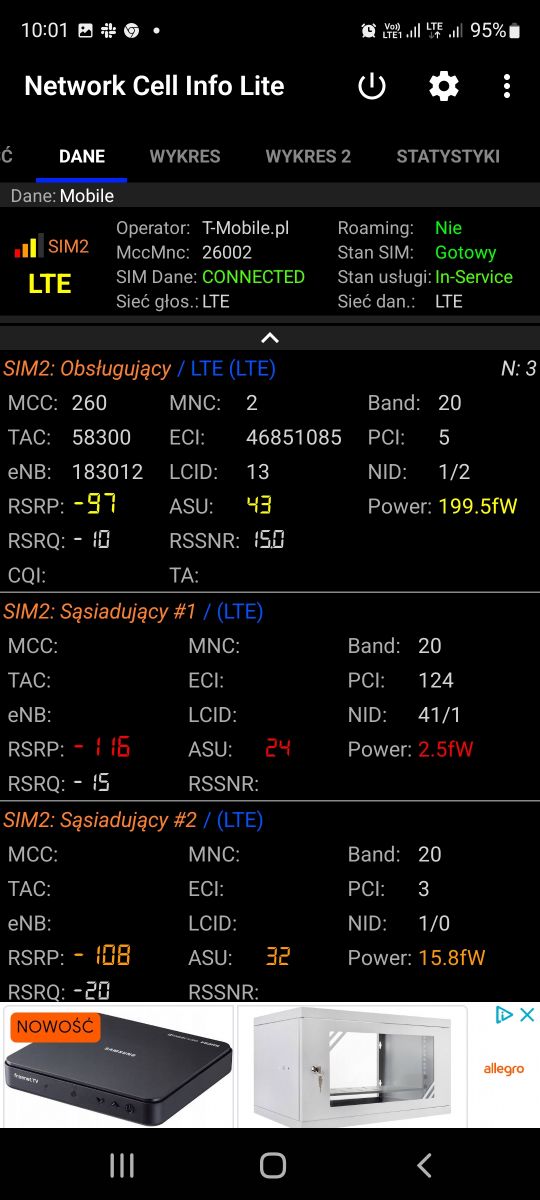 [Rozwiązano] Wybór internetu LTE T-Mobile w Komarówce Podlaskiej - jaki sprzęt i antena ...