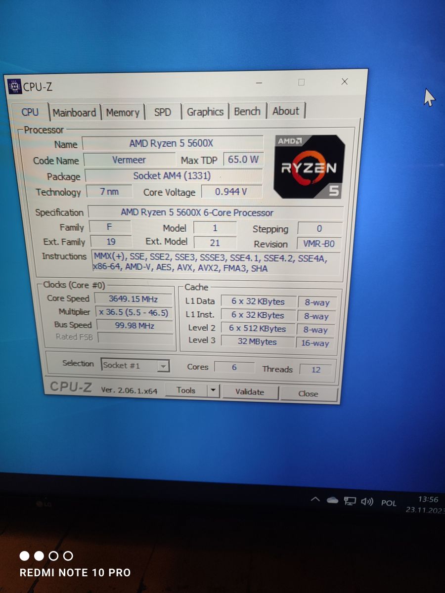 [Sprzedam] Procesor AMD Ryzen 5 5600X Box, Socket AM4