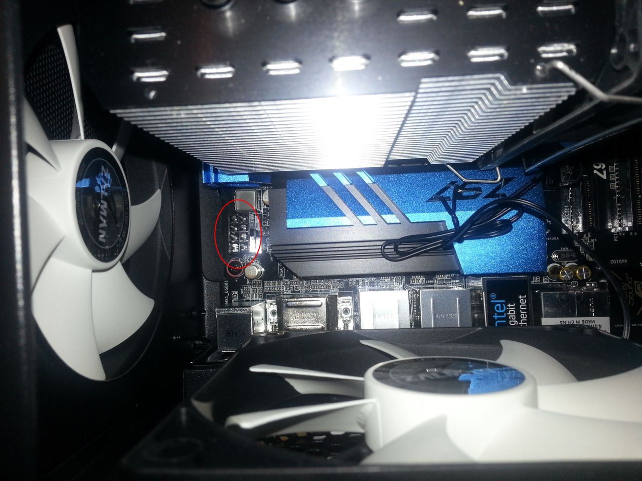 Jak podłączyć wentylatory w Zalman Z3 Plus i zasilanie do Asrock Z97 ...