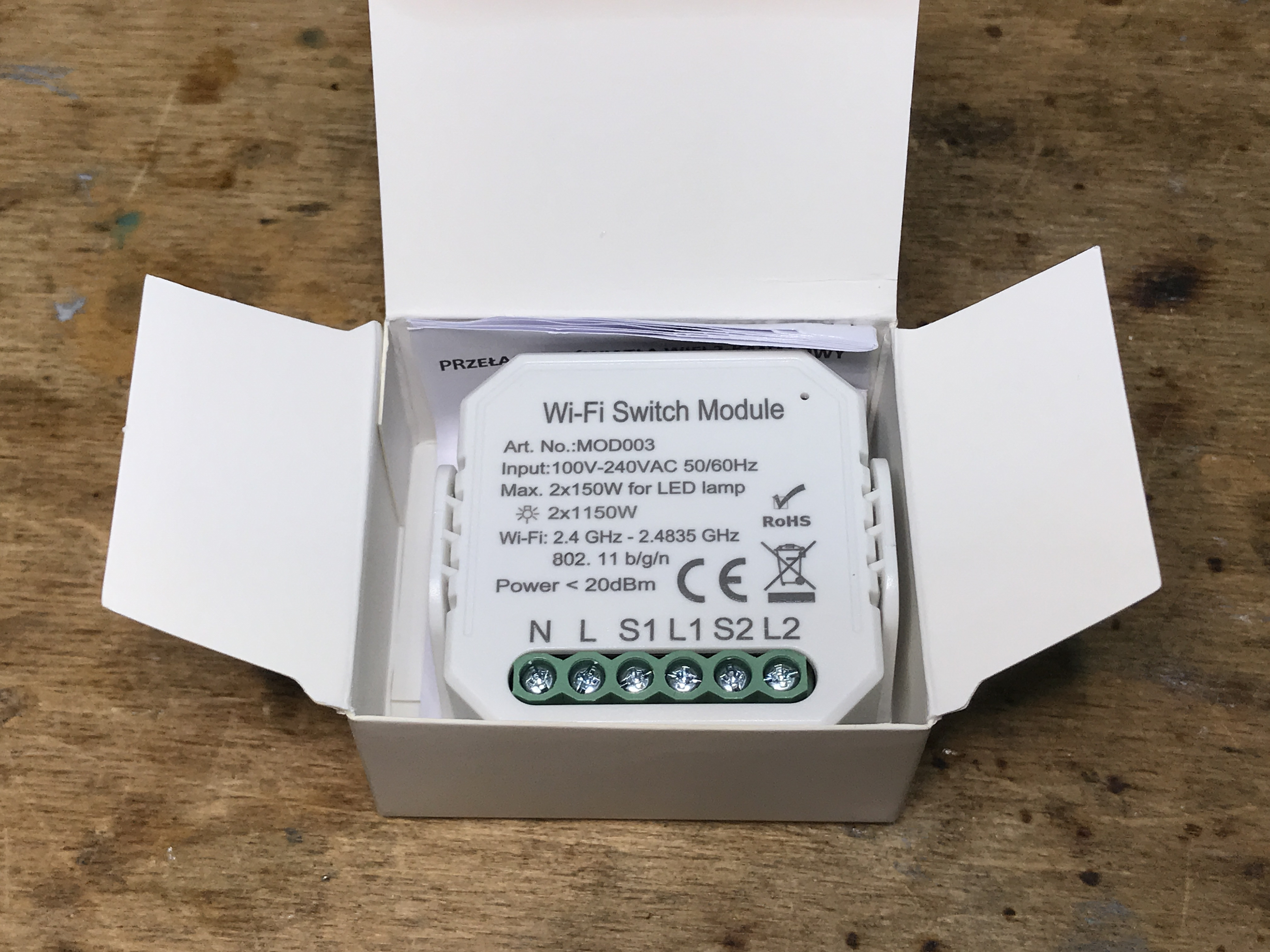 [BK7231N/CBU] WiFi Modemix MOD003 Dual Light Controller