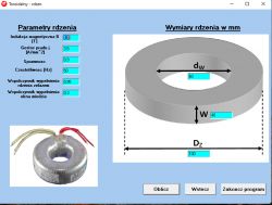 Transformator - dobór drutu nawojowego, gęstość prądu, rdzeń toroidalny ...