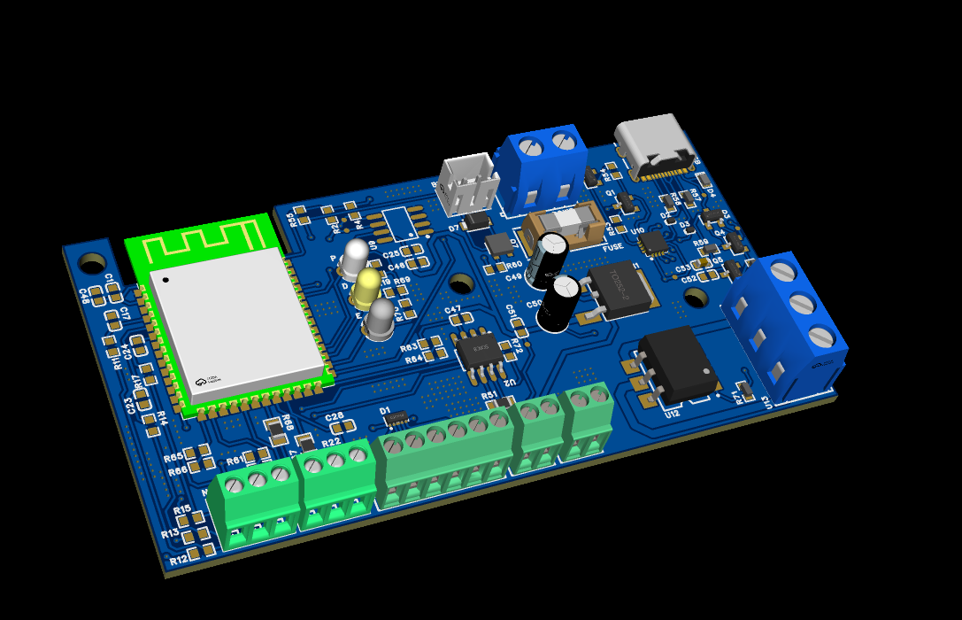 Projekt płytki sterującej z ESP32-S3 - pytania o schemat