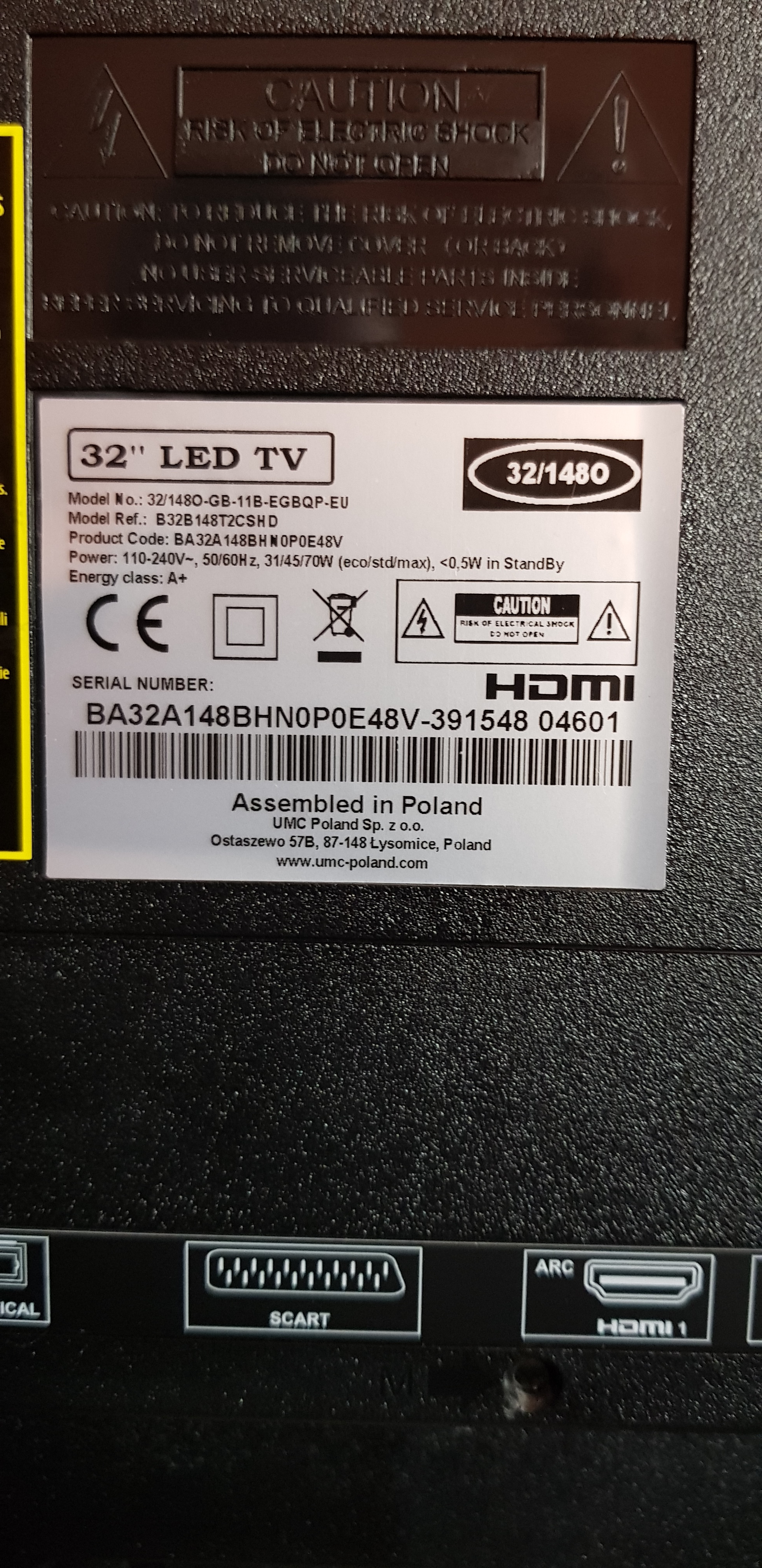 Blaupunkt BN32H1132EEB - Poszukiwane firmware dla płyty TP.MS3463S.PB711, panelu LSC320AN10