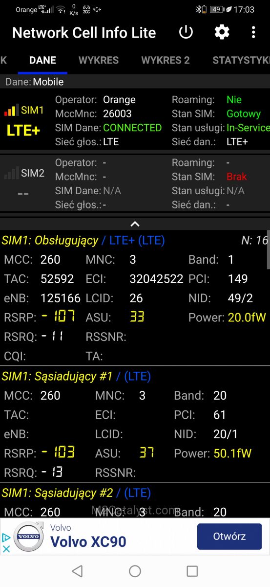 Stacjonarny router z modemem LTE do Orange, stabilne połączenie, antena zewnętrzna - 4