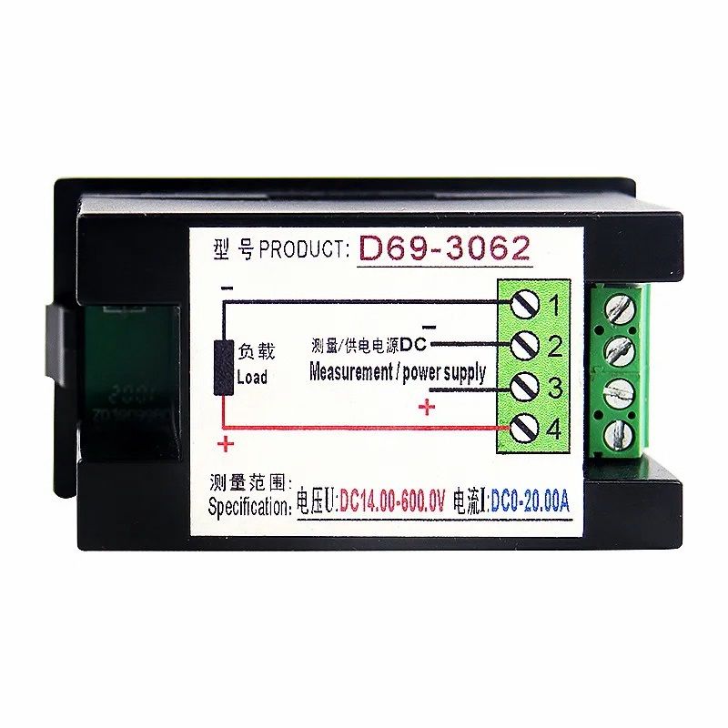 Woltomierz i watomierz D69-3062 - brak przepływu prądu po podłączeniu ...