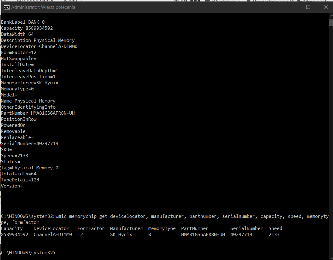 [Rozwiązano] RAM w laptopie pracuje z połową wartości, jak ją zwiększyć?