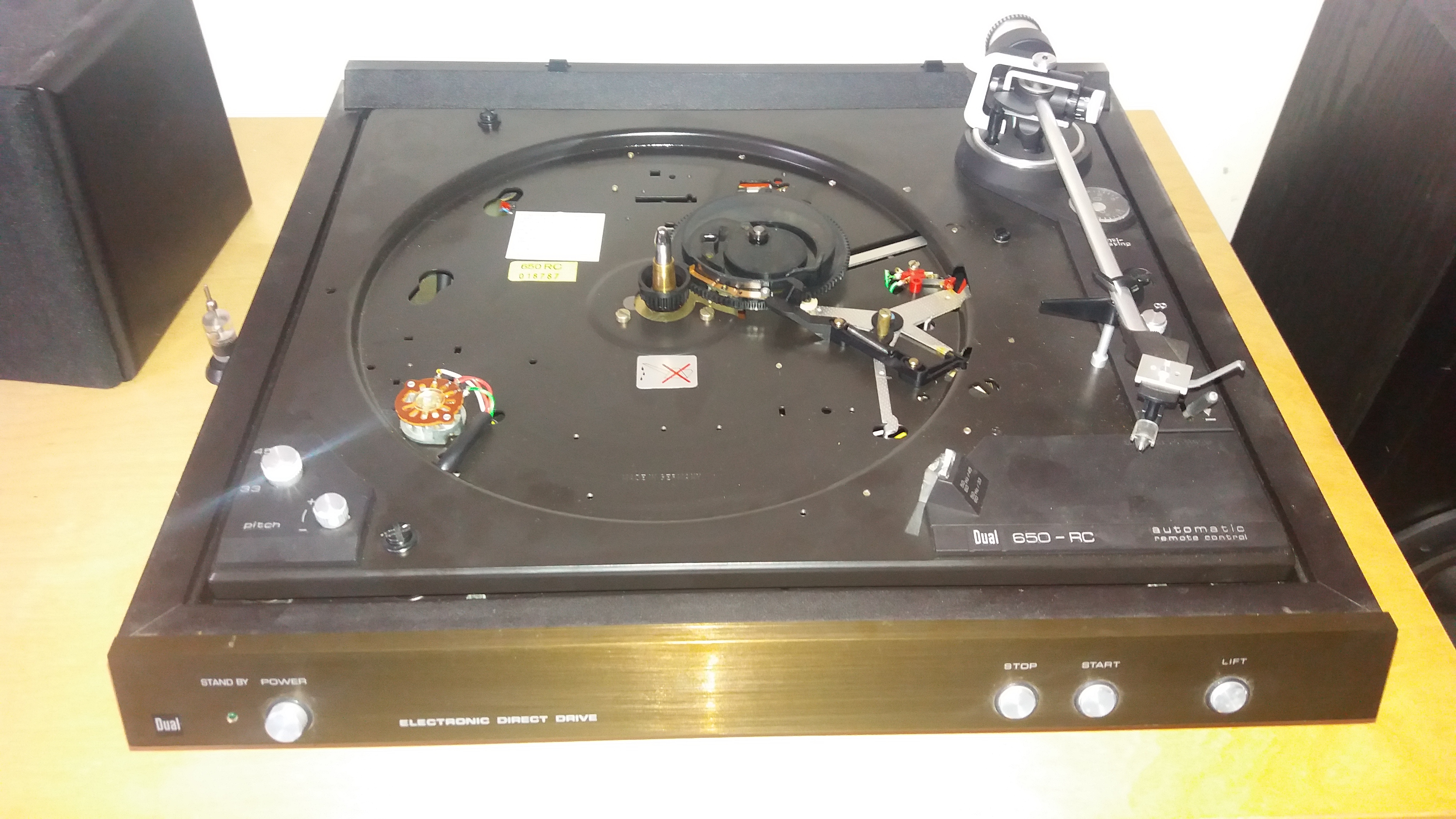 [Rozwiązano] Gramofon Dual CS 650 RC - dym z okolicy diody D9403, brak ...