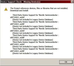 [Rozwiązano] [nRF51822][Keil]Programowanie - konfiguracja środowiska