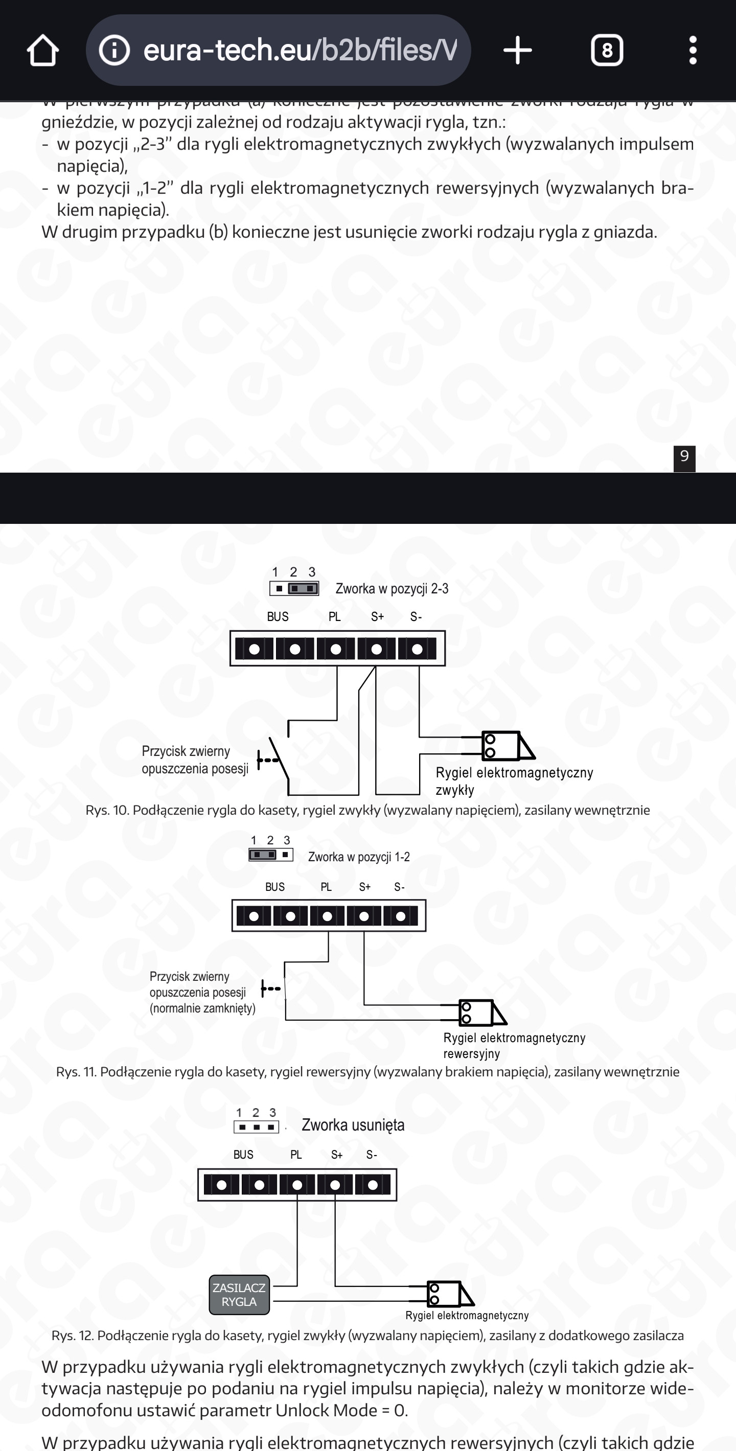 Jak podłączyć moduł VXA-70A5 wideodomofonu Eura do napędu bramy ...