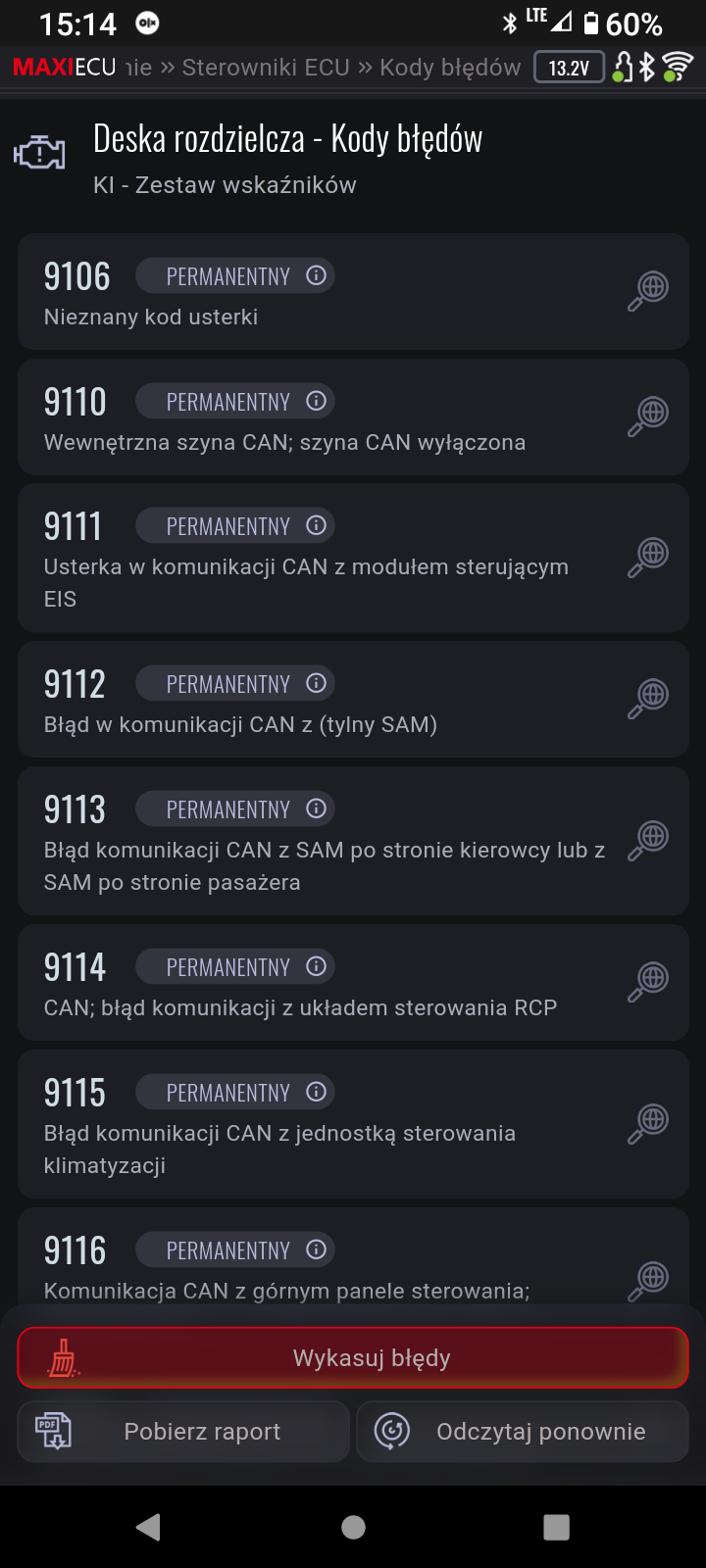 Mercedes W211 – brak komunikacji CAN, nie działa stacyjka, nie ...
