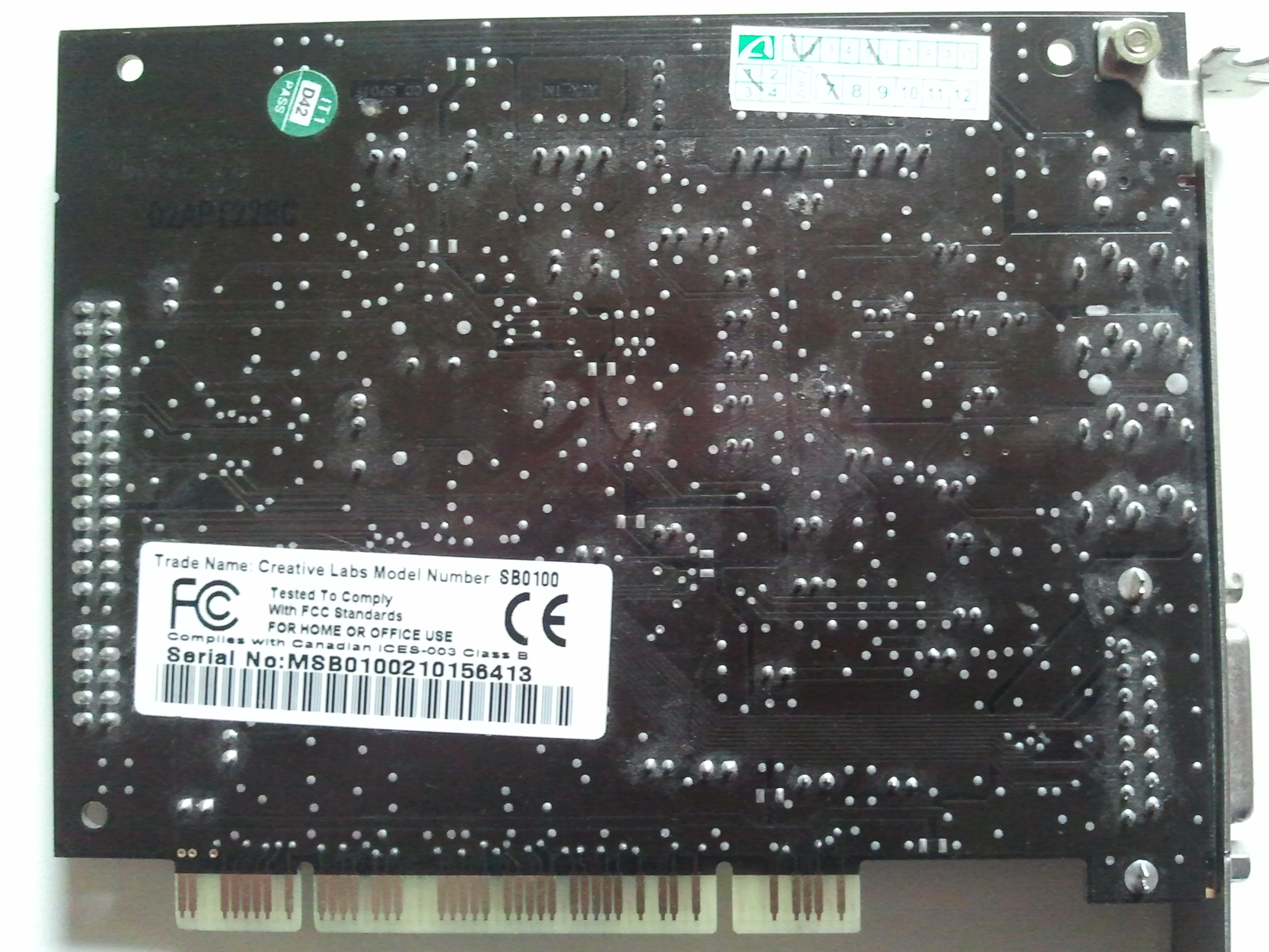 [Sprzedam] Soundblaster Live 5.1 Digital SB0100 PCI