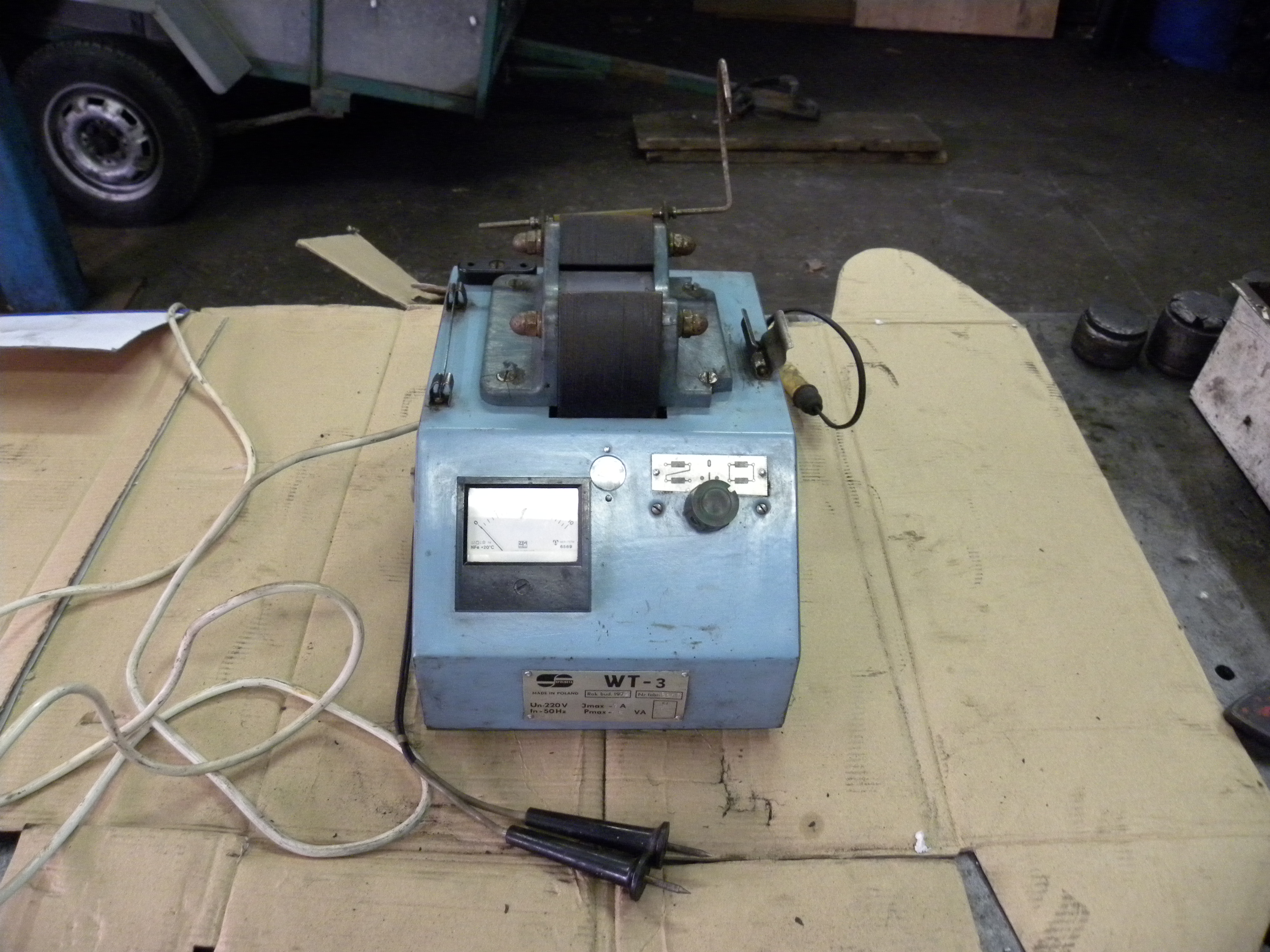 [Sprzedam] Urządzenie do sprawdzania wirników - zwarciownica WT-3