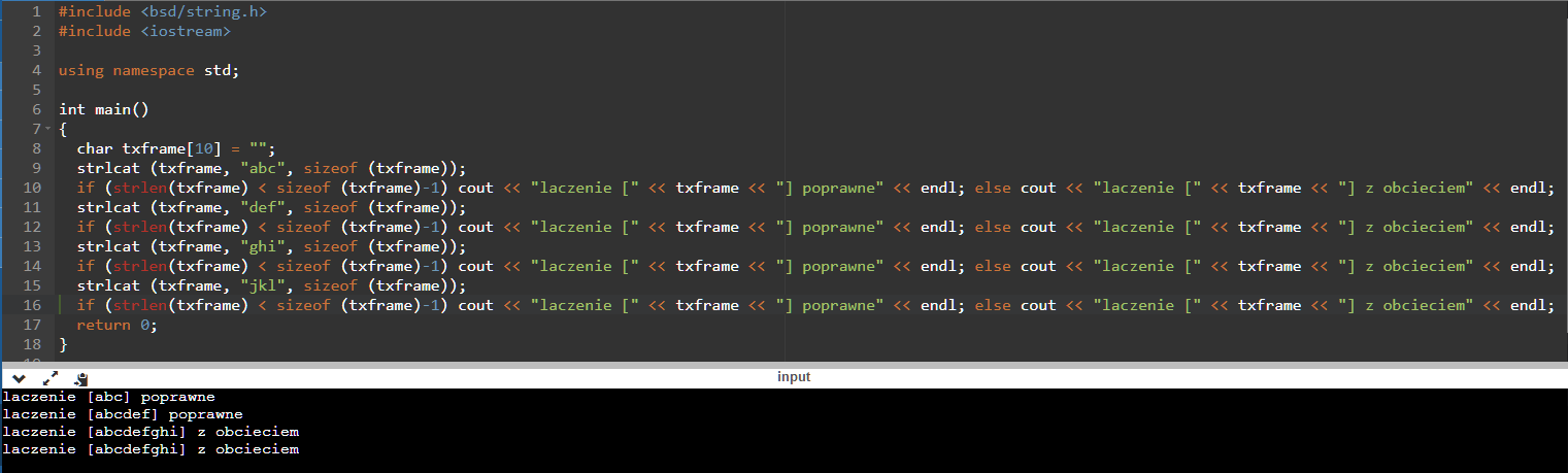 AVR GCC wycieki pamięci, praca z dużymi tablicami char/ stringi