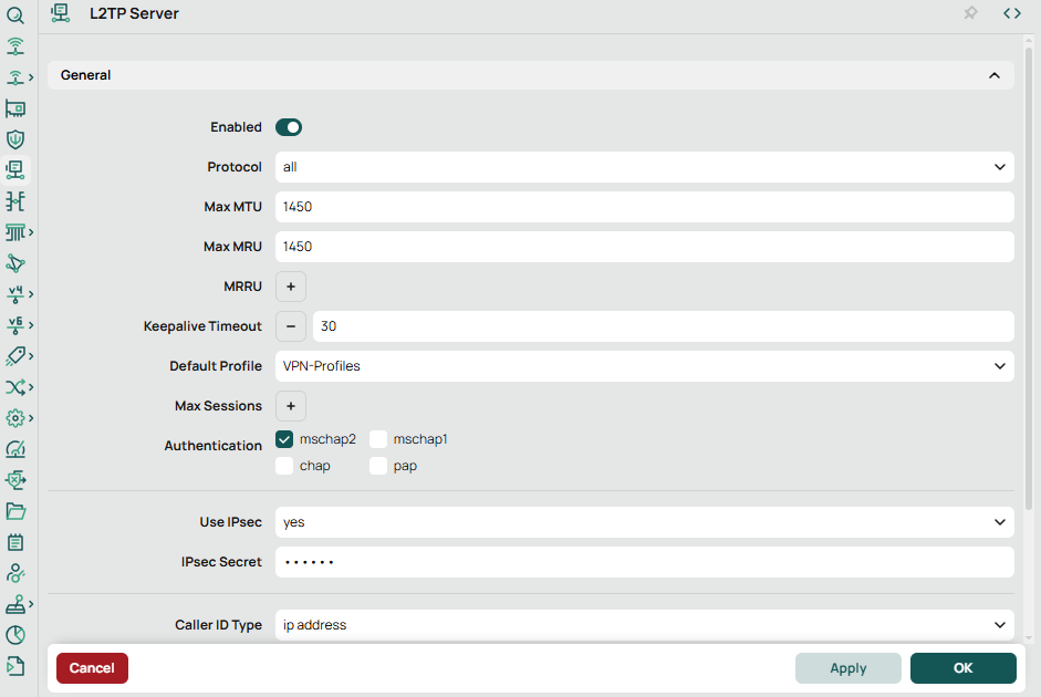 Konfiguracja VPN na Mikrotik wAP LTE Lite dla kamer IP i rejestratora UNV NVR302-16E-IF