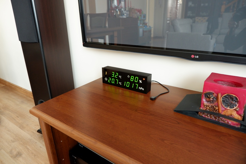 LED weather station with NTP clock and calendar - elektroda.com