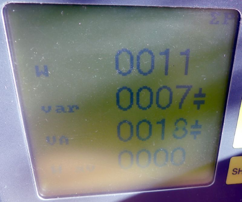 Elektroniczny licznik energii - porównanie wskazań z multimetrem