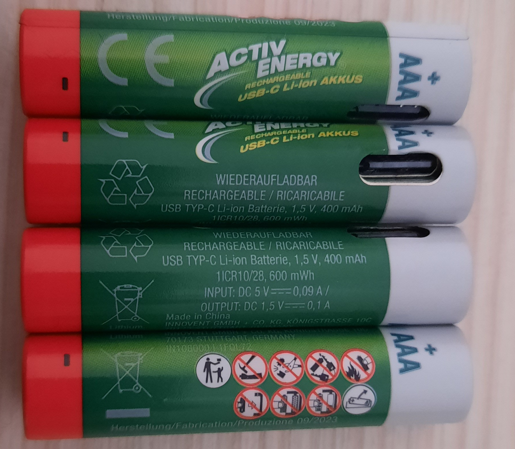 AA Li-Ion battery charged with USB-C - elektroda.com