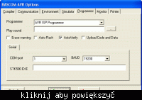 Programator ISP AVR910 - problem z zapisem do Atmega16 w Bascom AVR