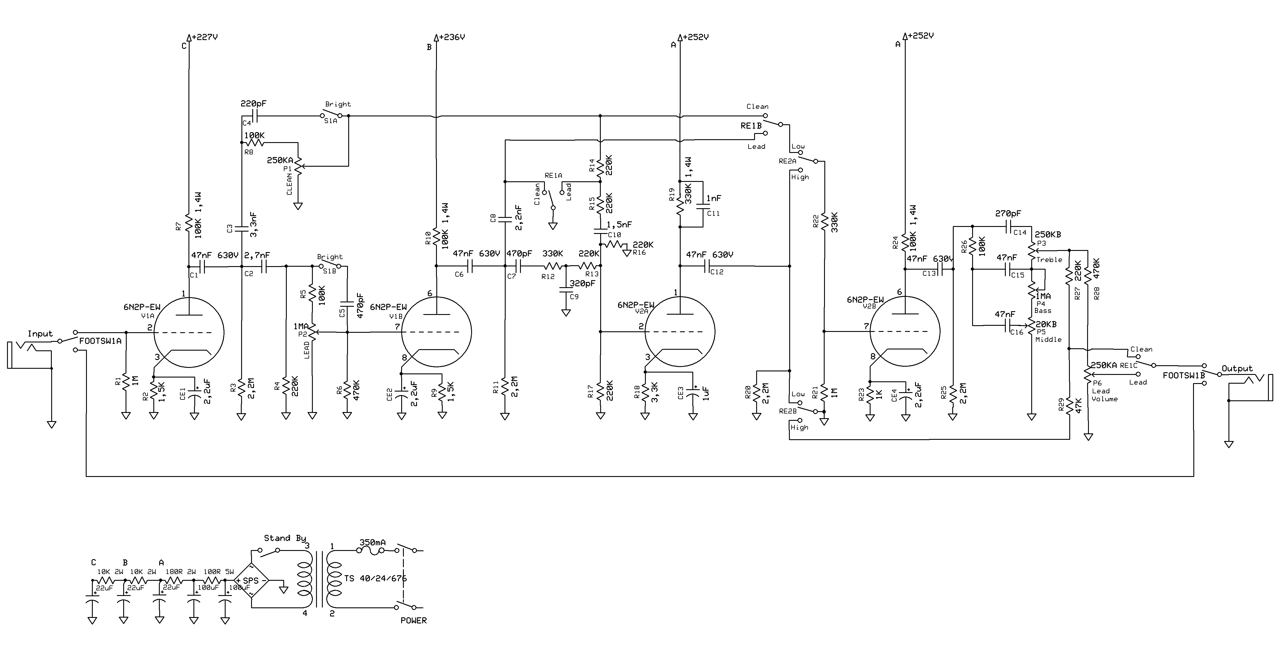 Projektowanie PCB dla preampu ENGL RB100 lub E530 - porady dla ...