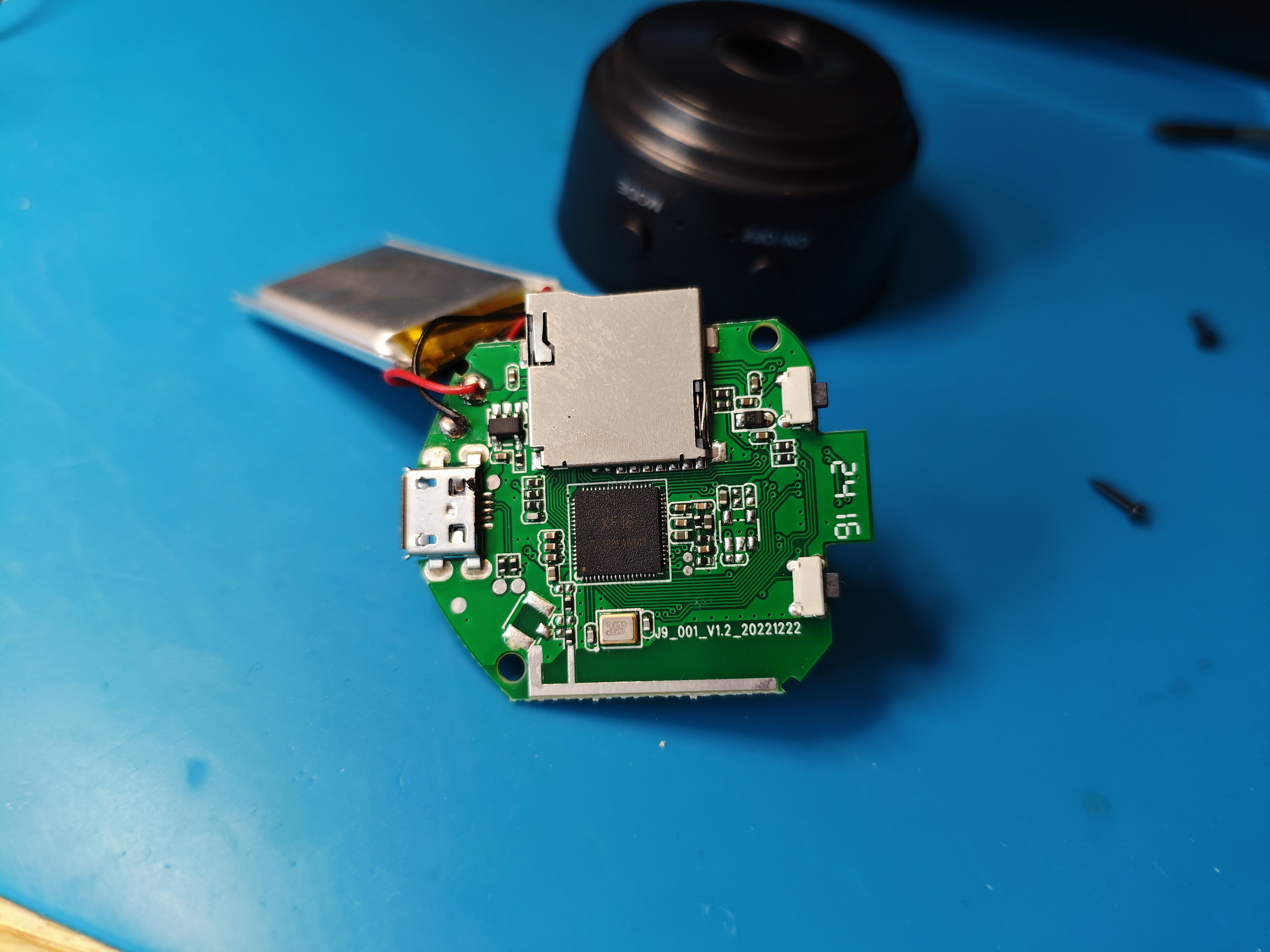 Exploring A9 Minicam Variation: XF16 PB380EA6341 MCU, T25S80 SPI Flash ...